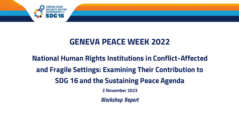 National human rights institutions in conflict-affected and fragile ...