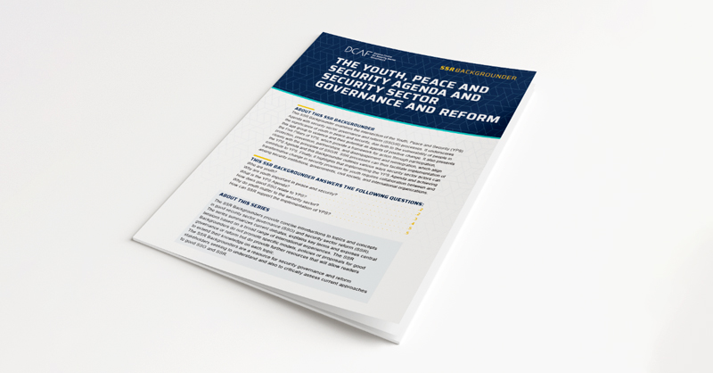 The youth, peace and security agenda and security sector governance and ...