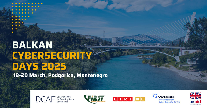 Balkans Cybersecurity Days | DCAF – Geneva Centre for Security Sector ...